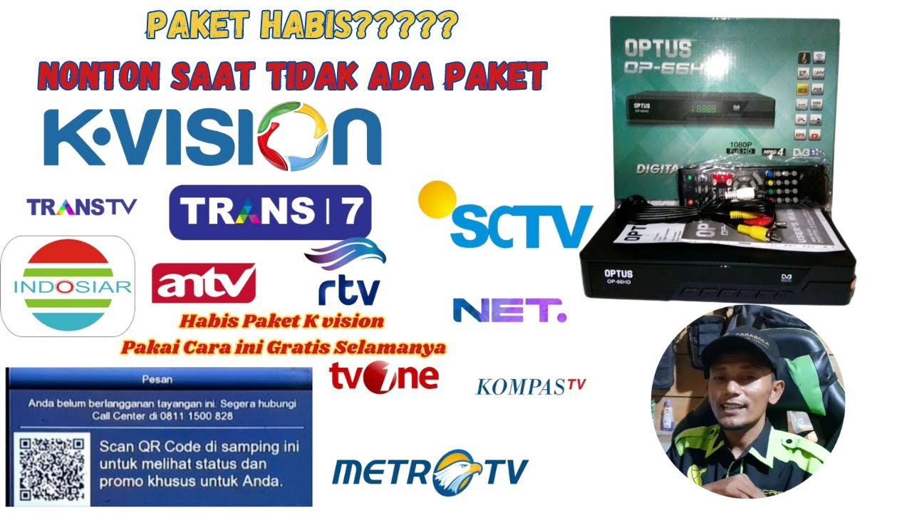 Update 2024 tanpa isi paket Receiver K vision bisa nonton siaran gratis ...