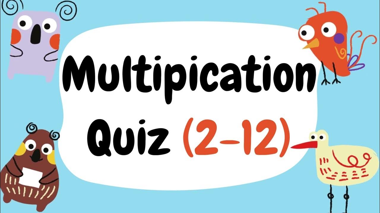 Multiplication Quiz 2-12 - YouTube