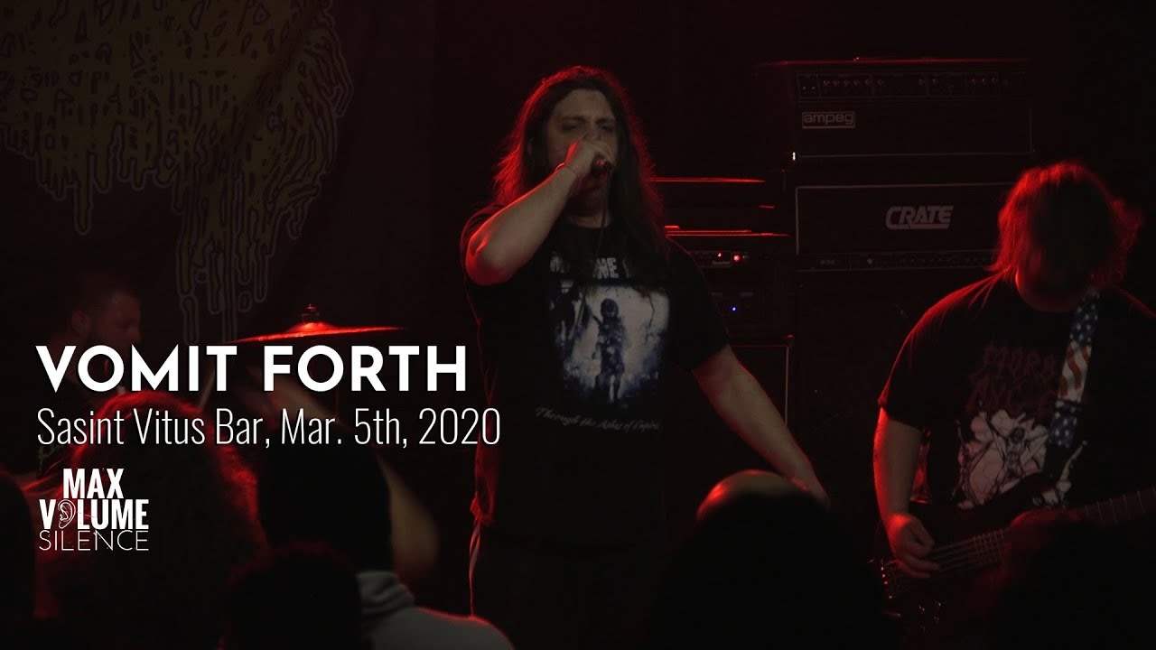 VOMIT FORTH live at Saint Vitus Bar, Mar. 5th, 2020 (FULL SET) - YouTube