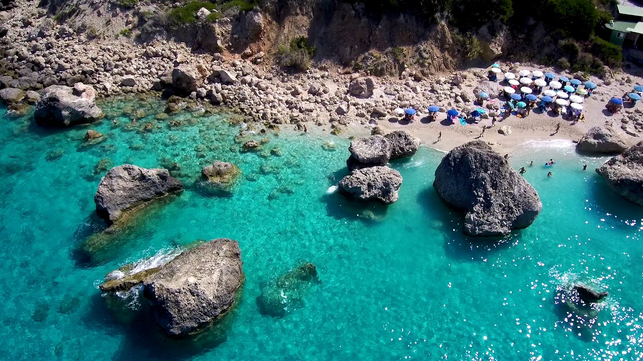 Lefkada Kavalikefta Beach - YouTube