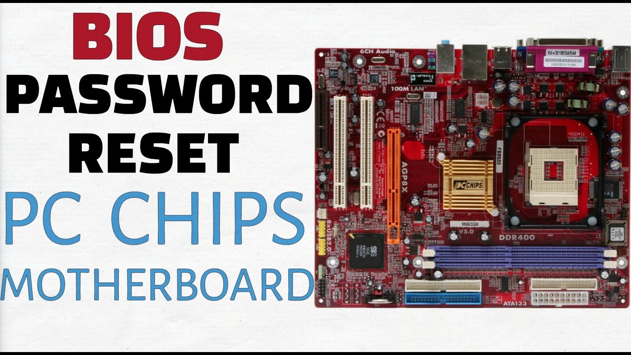 Reset BIOS Password | PC CHIPS Motherboard - YouTube