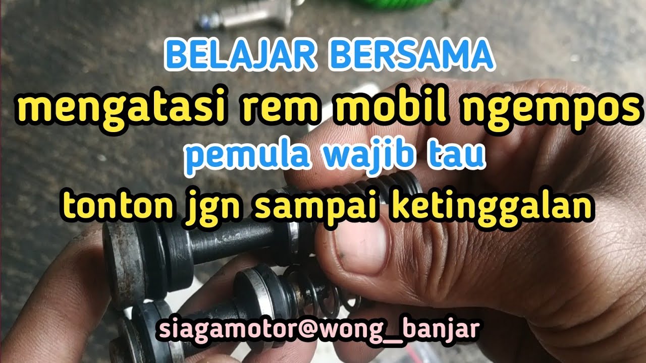 cara memperbaiki rem mobil starlet ngempos #shorts - YouTube