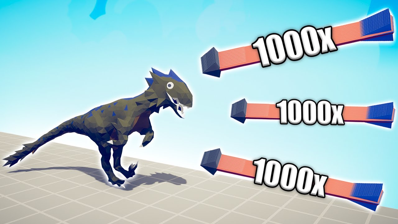 RAPTOR vs 1000x OVERPOWERED UNITS - TABS | Totally Accurate Battle ...