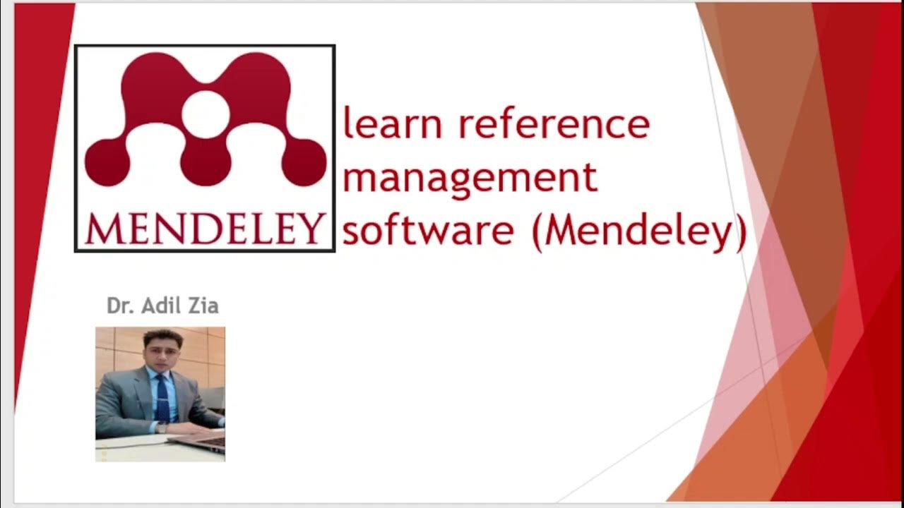 How to use #Mendeley? A beginner's #guide for #research. - YouTube