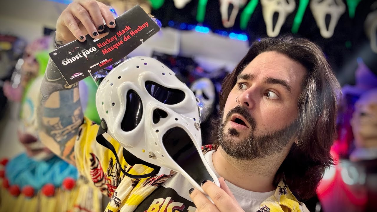 It’s unboxing time! Checking out the BRAND NEW Ghostface Hockey Mask ...