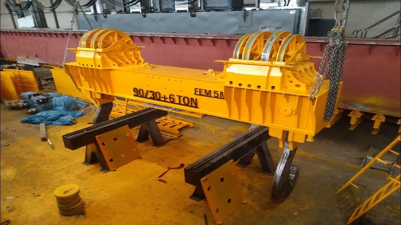 90 Ton Lamelli Kanca Taversi / Tasarım & İmalat & Montaj Barış BABUR - YouTube