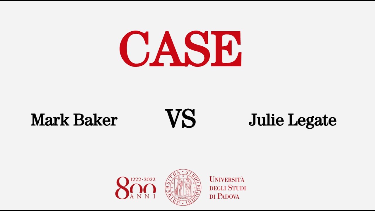 21/01/21 Mark baker and Julie Legate deal with the notion of Case ...