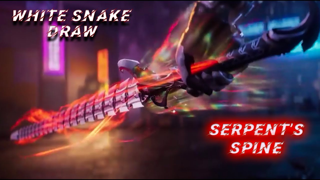 Serpent's Spine Sword | NEW Legendary Melee | White Snake Draw | COD ...