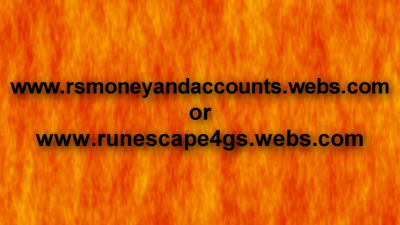 runescape accounts and gold 4 sale! - YouTube