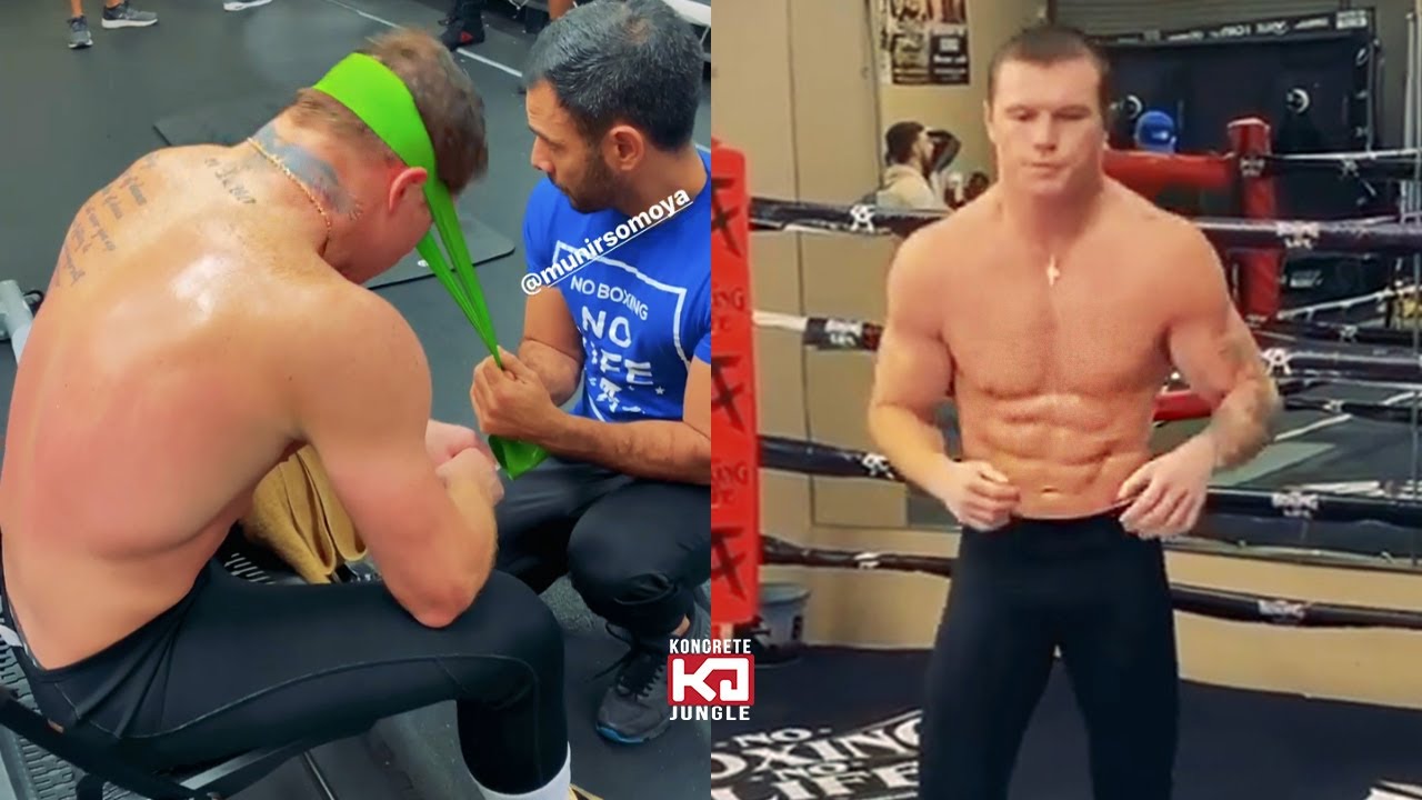 Canelo Alvarez Huge Neck Doing Workouts To Absorb The Shots From The ...