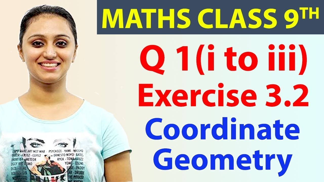 Q 1(i to iii), Ex 3.2, Chapter 3 - Coordinate Geometry, Maths Class 9th ...