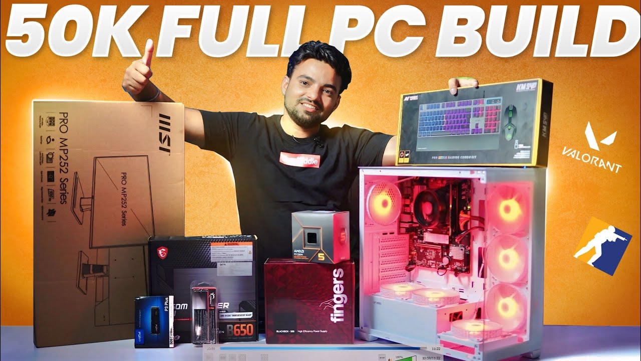 50000/- Full Setup Gaming PC + Gaming Monitor & Key - Mouse Included ...