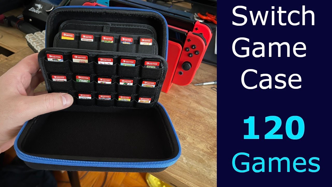 Nintendo Switch Game Cart Case - 120 Games - YouTube