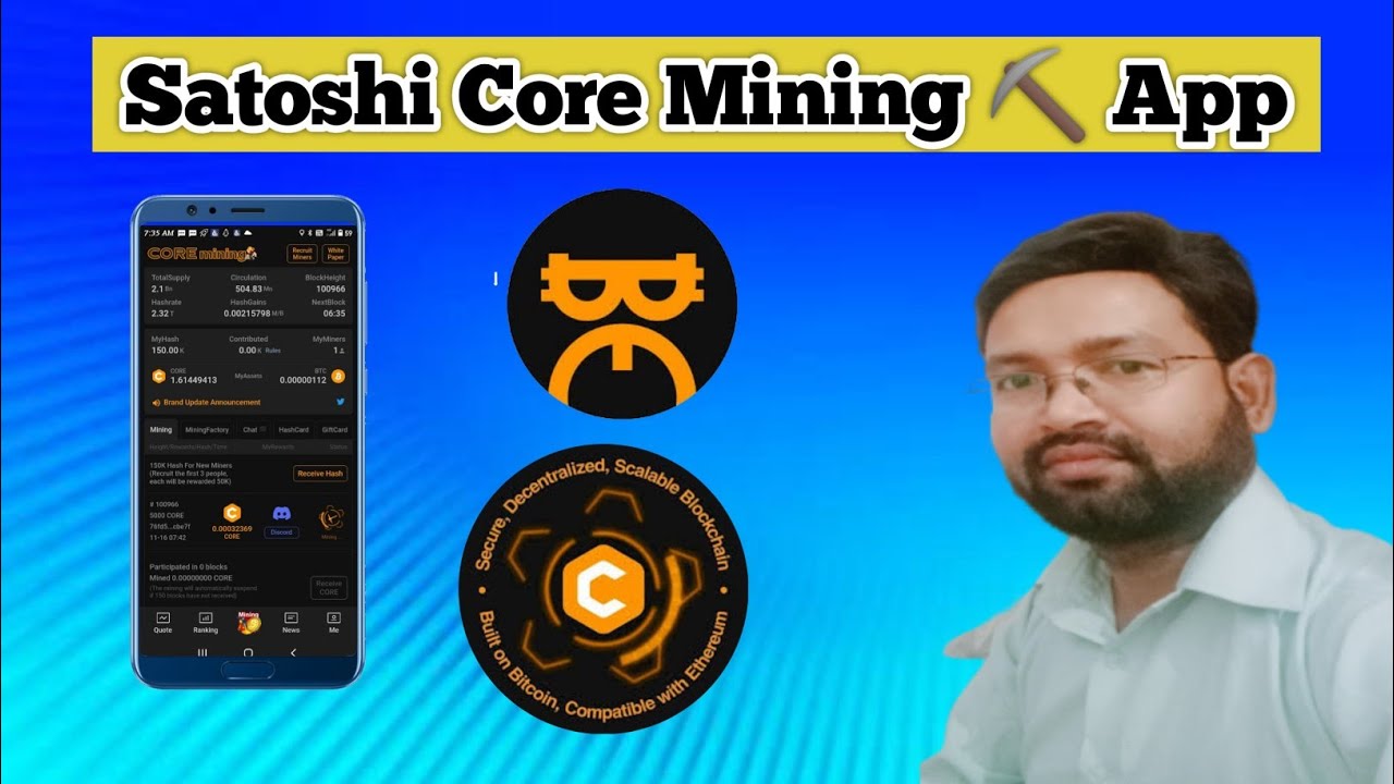 Satoshi Mining App !! Daily Mining !! Core Coin Mine !! - YouTube