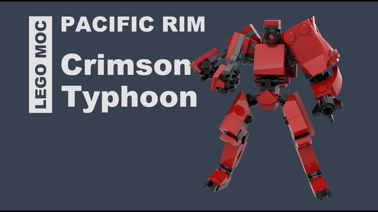 Lego Pacific Rim Crimson Typhoon Mech MOC Instruction - YouTube