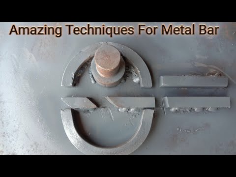 Awesome Techniques For Round Bar Bending / Home Made Diy Tools /How To ...