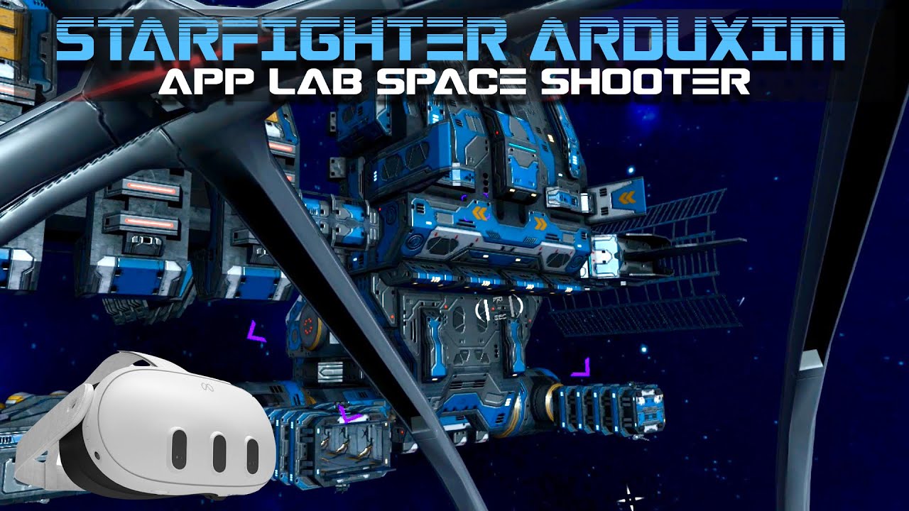 STARFIGHTER ARDUXIM. App Lab space shooter. PART 1. META QUEST 3. VR - YouTube