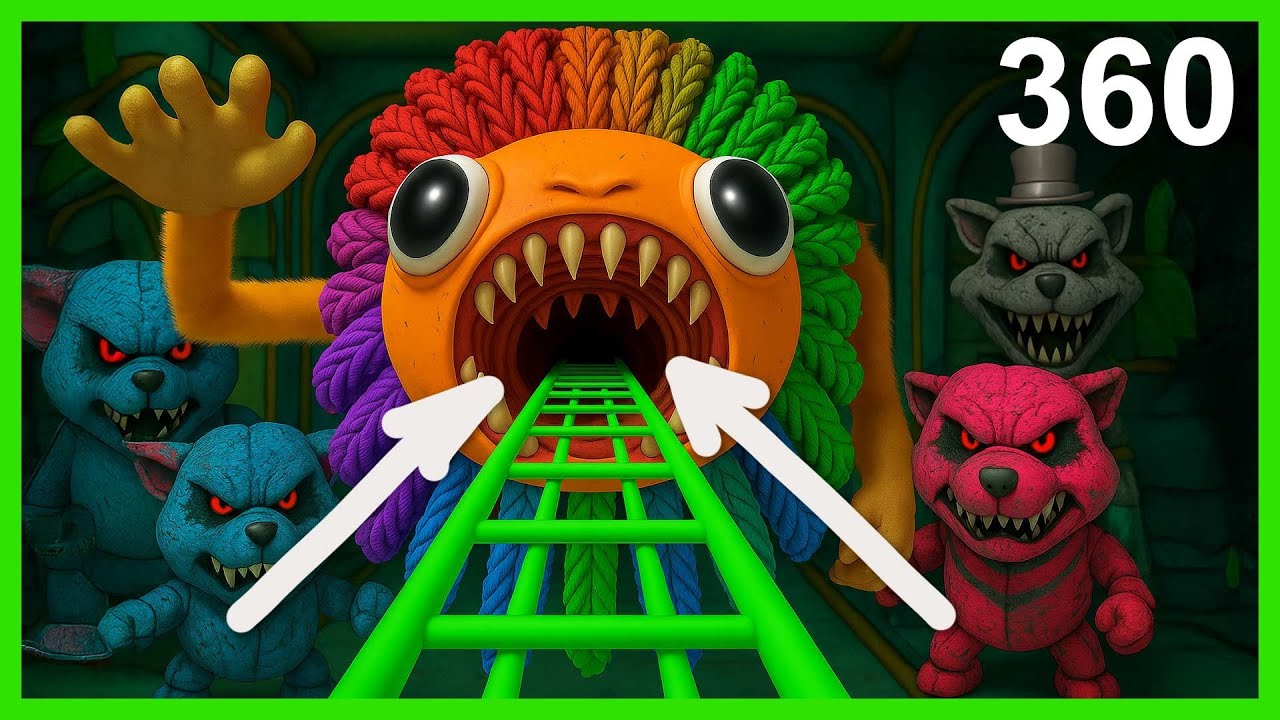 The INSANE Roller Coaster // Poppy Playtime 360 - YouTube