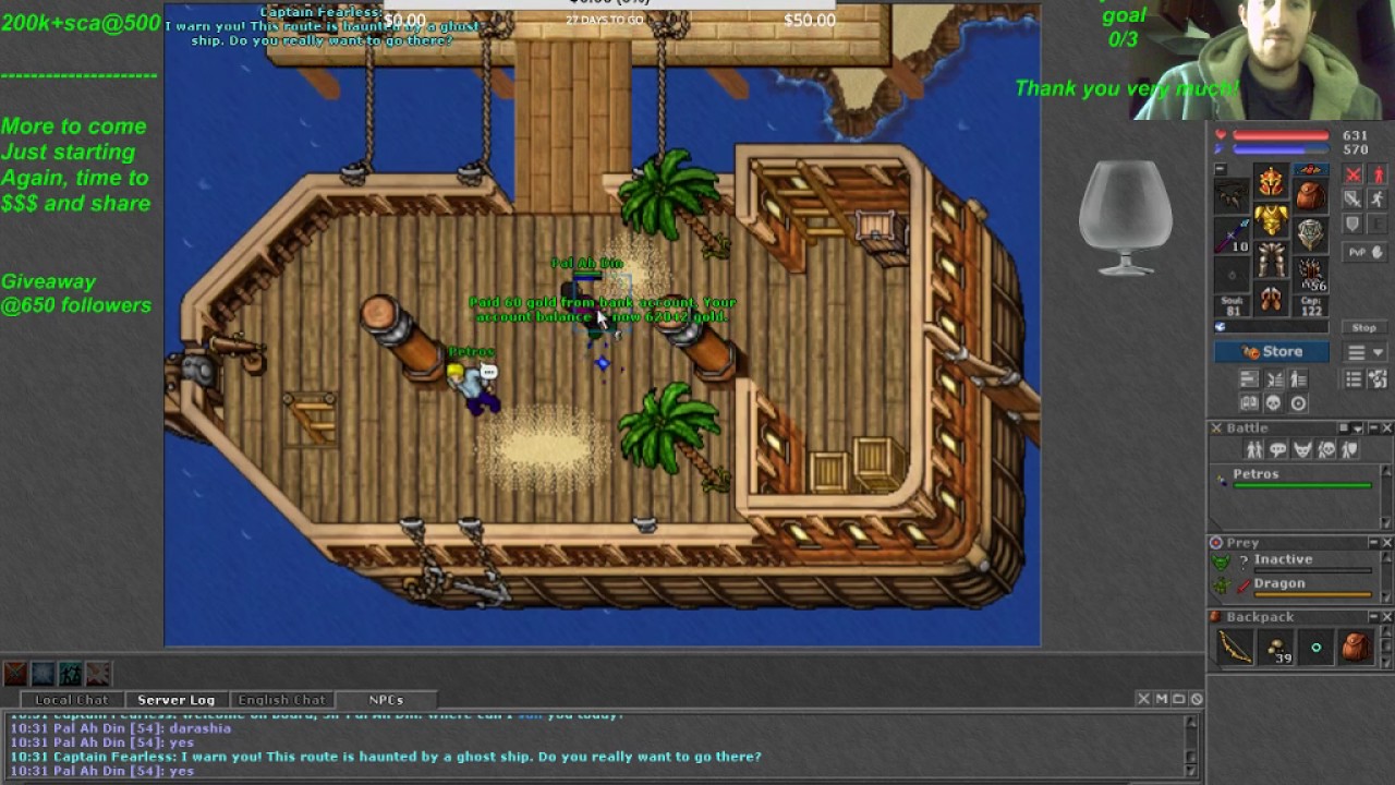 Tibia 11 leveling paladin - YouTube