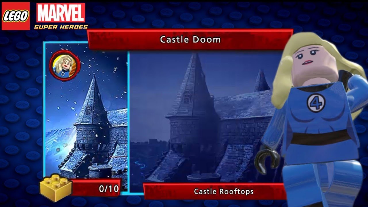 CHAPTER 9: CASTLE DOOM • CASTLE ROOFTOP • LEGO MARVEL SUPER HEROES ...