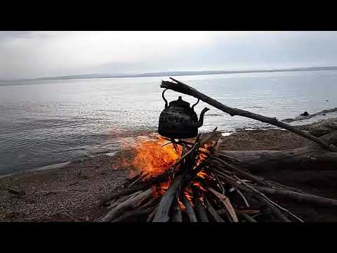 Plajda doğal çay keyfi.