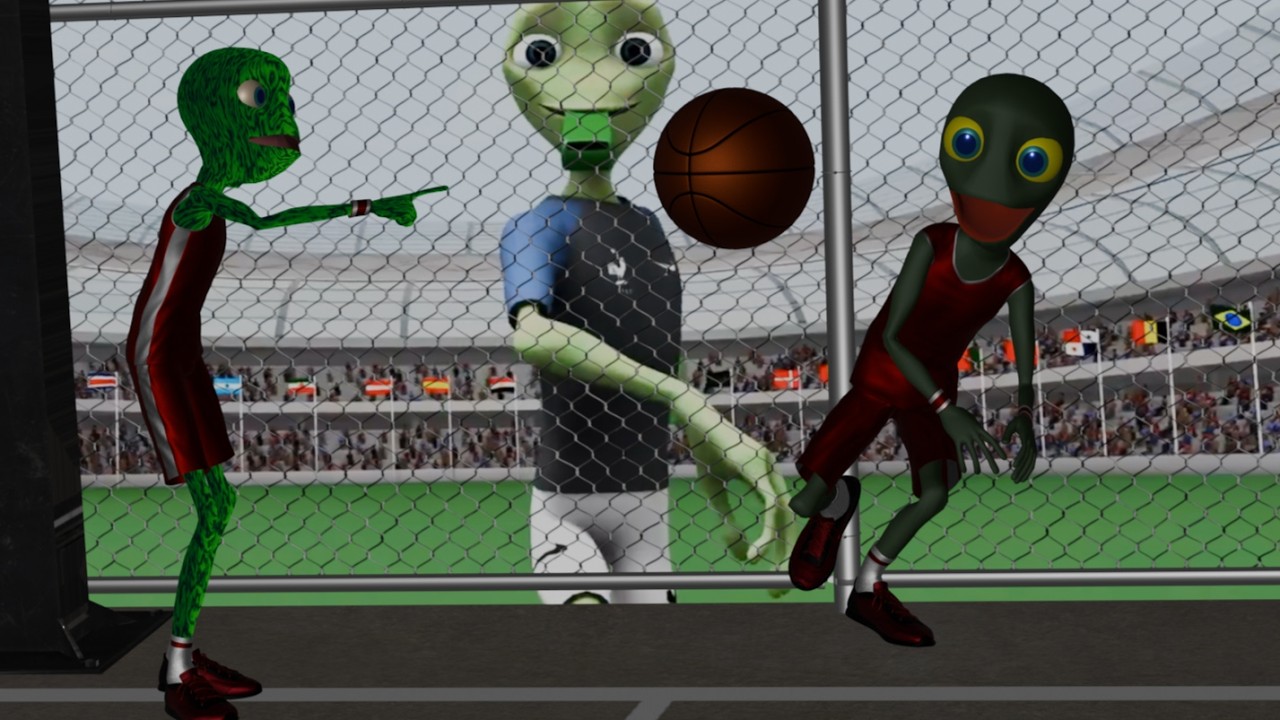 The Superior Alien Sport: Basketball vs. Soccer - YouTube