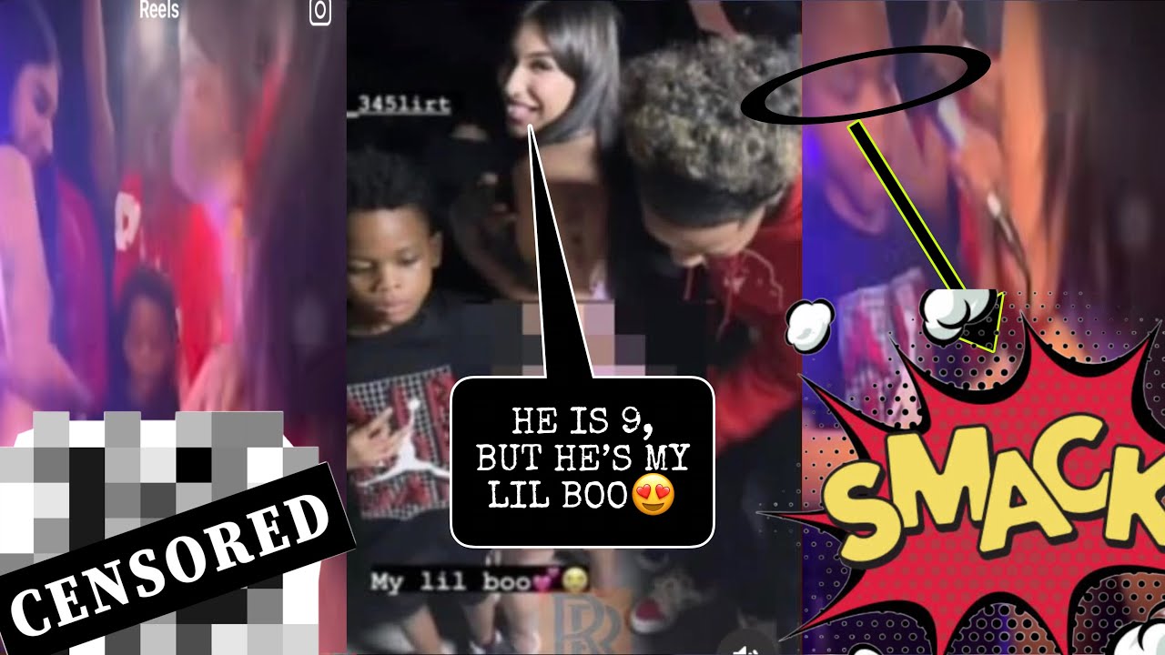 9 Y/O Rapper Lil RT In The Club Smacking The “Bottoms” Of Strippers ...