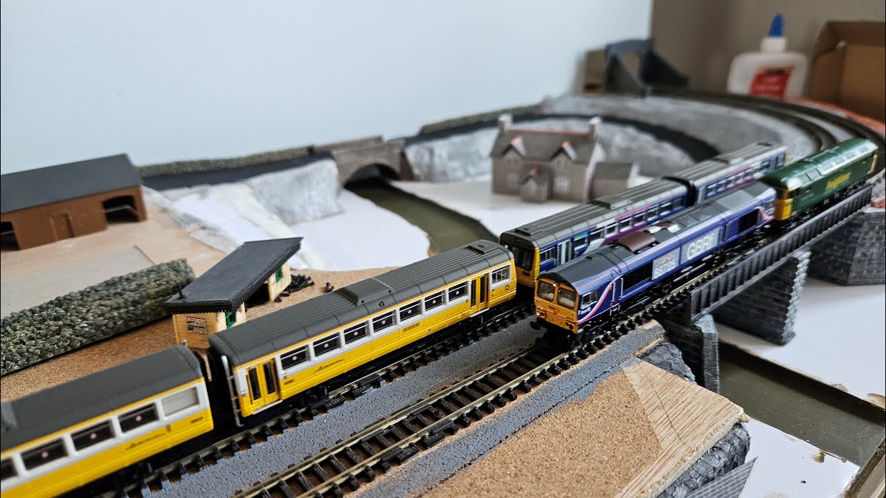 N Gauge Micro Model Railway Part 3 - YouTube
