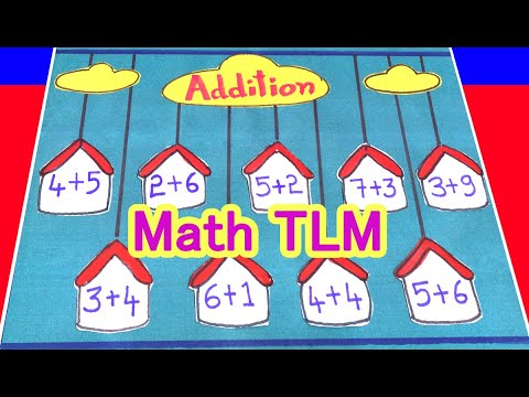 Math tlm |Addition Activity for kids| school project - YouTube