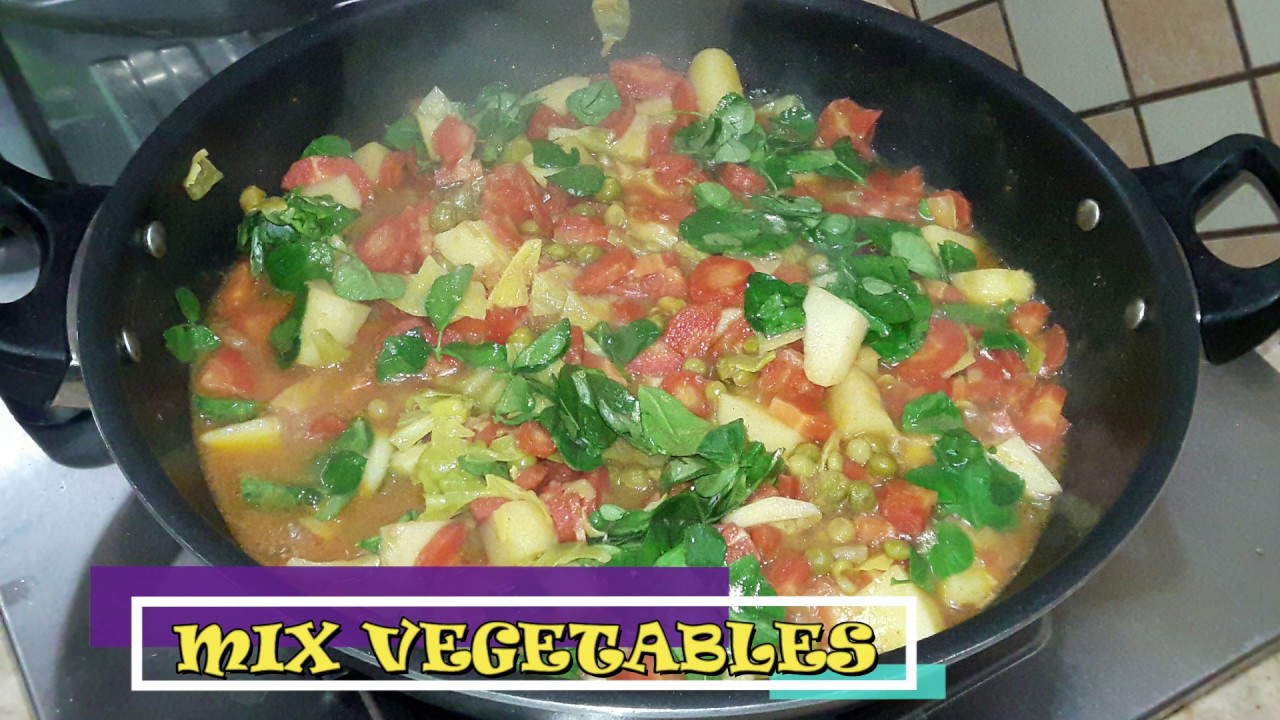 Dhaba style Mix Vegetables Recipe | مکس سبزیا ں |Sabzi ka salan ...
