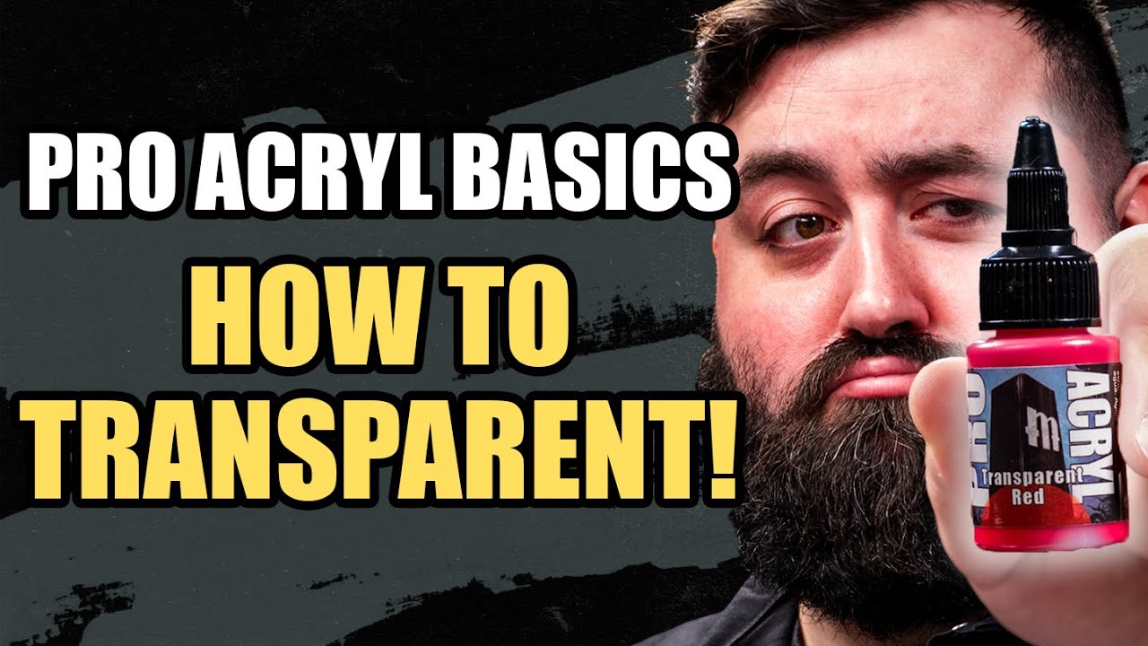 PRO Acryl Basics - How To Transparent! - YouTube