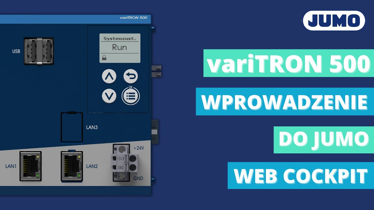9 | JUMO variTRON 500 | Wprowadzenie do JUMO Web Cockpit - YouTube