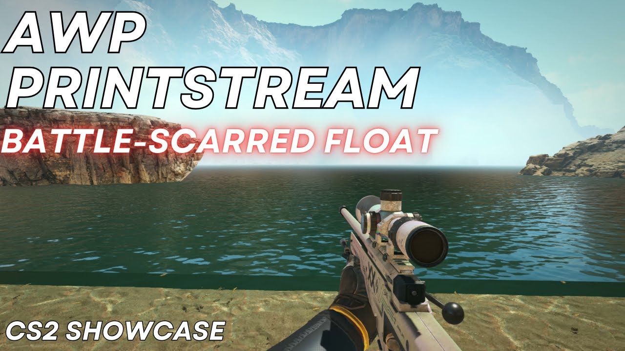 AWP Printstream (Battle-Scarred) | CS2 Skin Showcase #1611 - YouTube