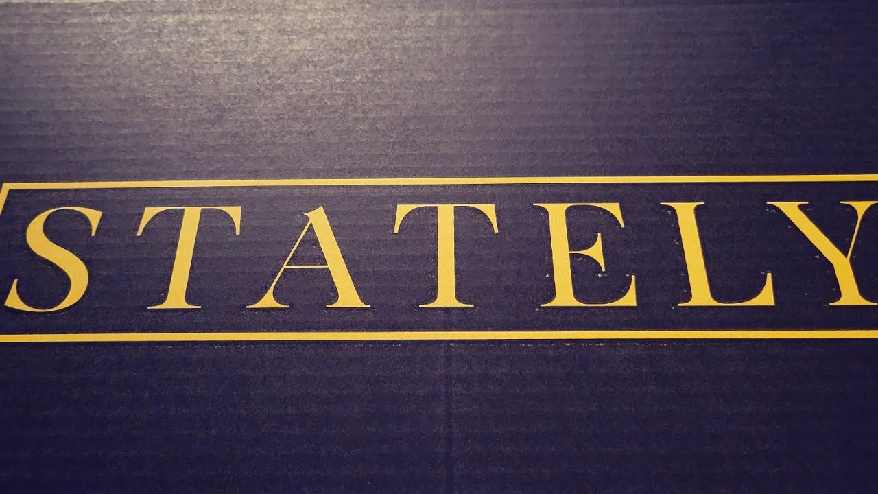 1st Stately Men's Box Review - YouTube