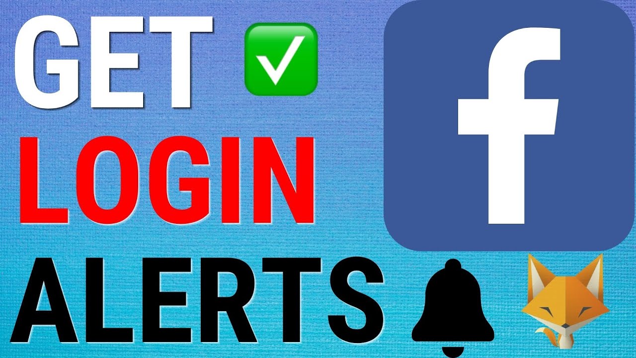 How To Enable Facebook Login Alerts - YouTube