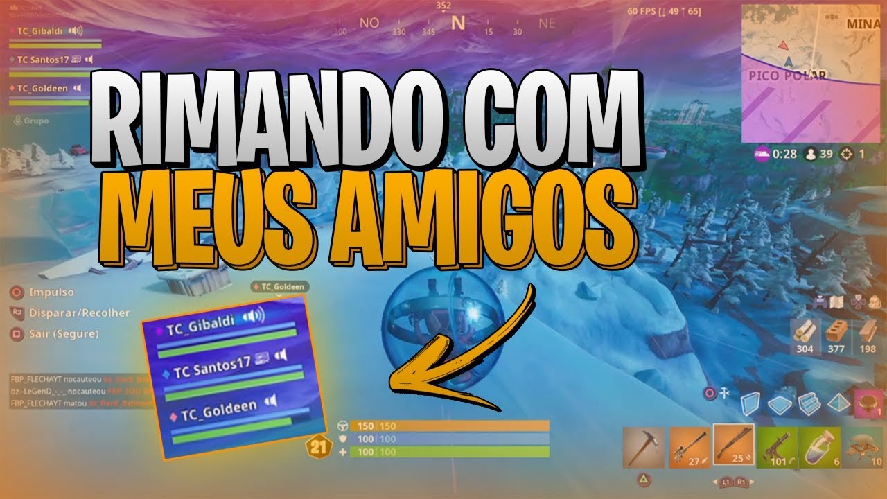 RIMANDO COM MEUS AMIGOS NO FORTNITE! (épico) - YouTube