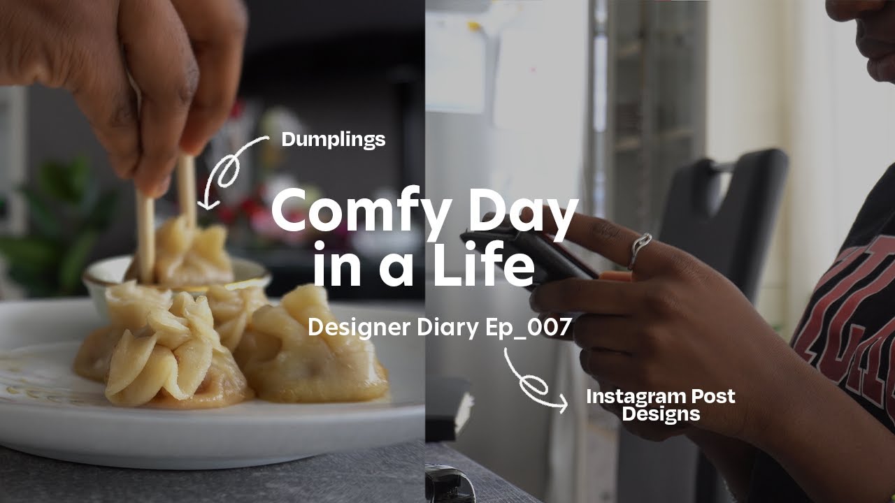 Comfy Day in a Life, Client Work | Designer Diaries 007 - YouTube