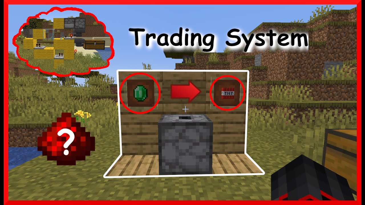 Simple Trading Machine | Minecraft 1.16 Redstone Tutorial | Majotube ...