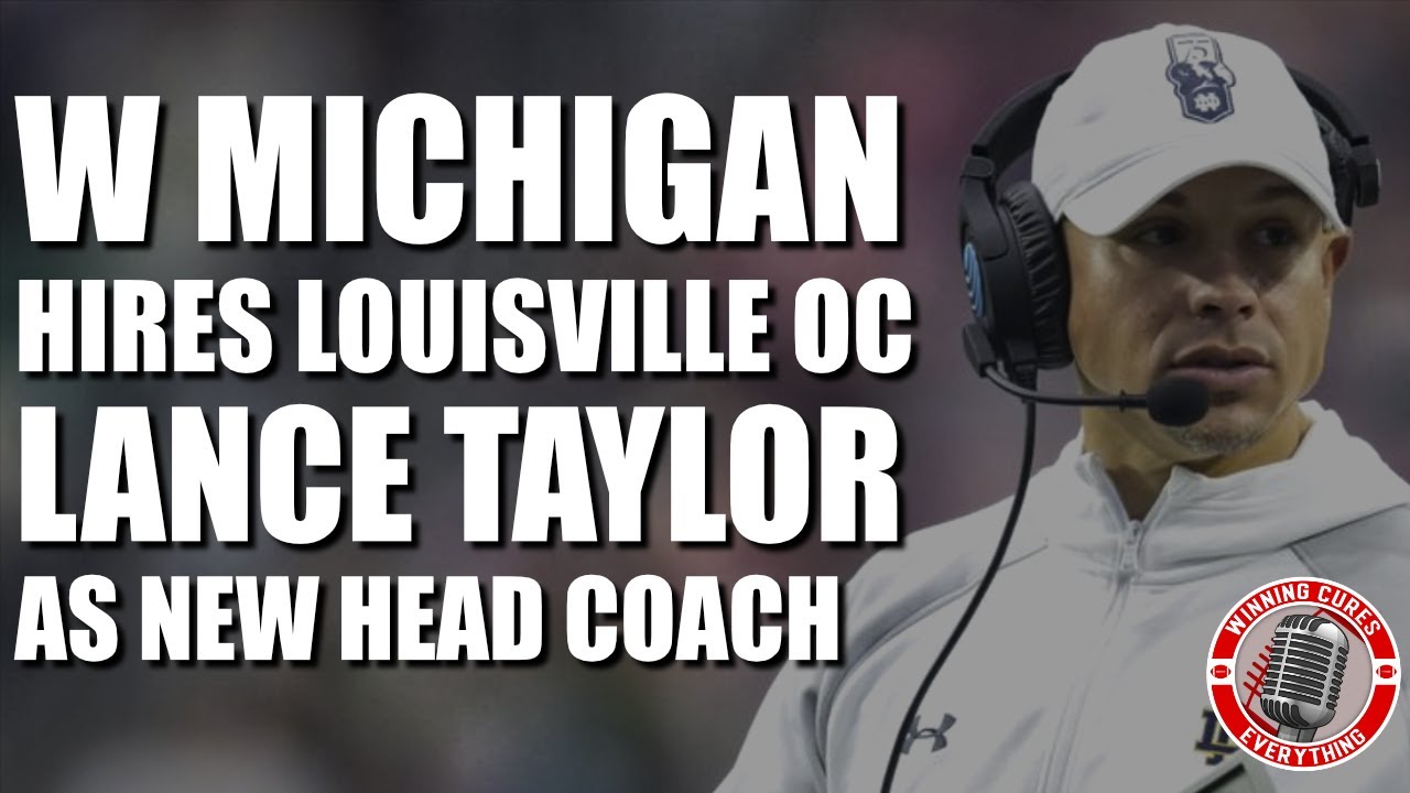 Western Michigan hires Lance Taylor as new football coach (reaction ...