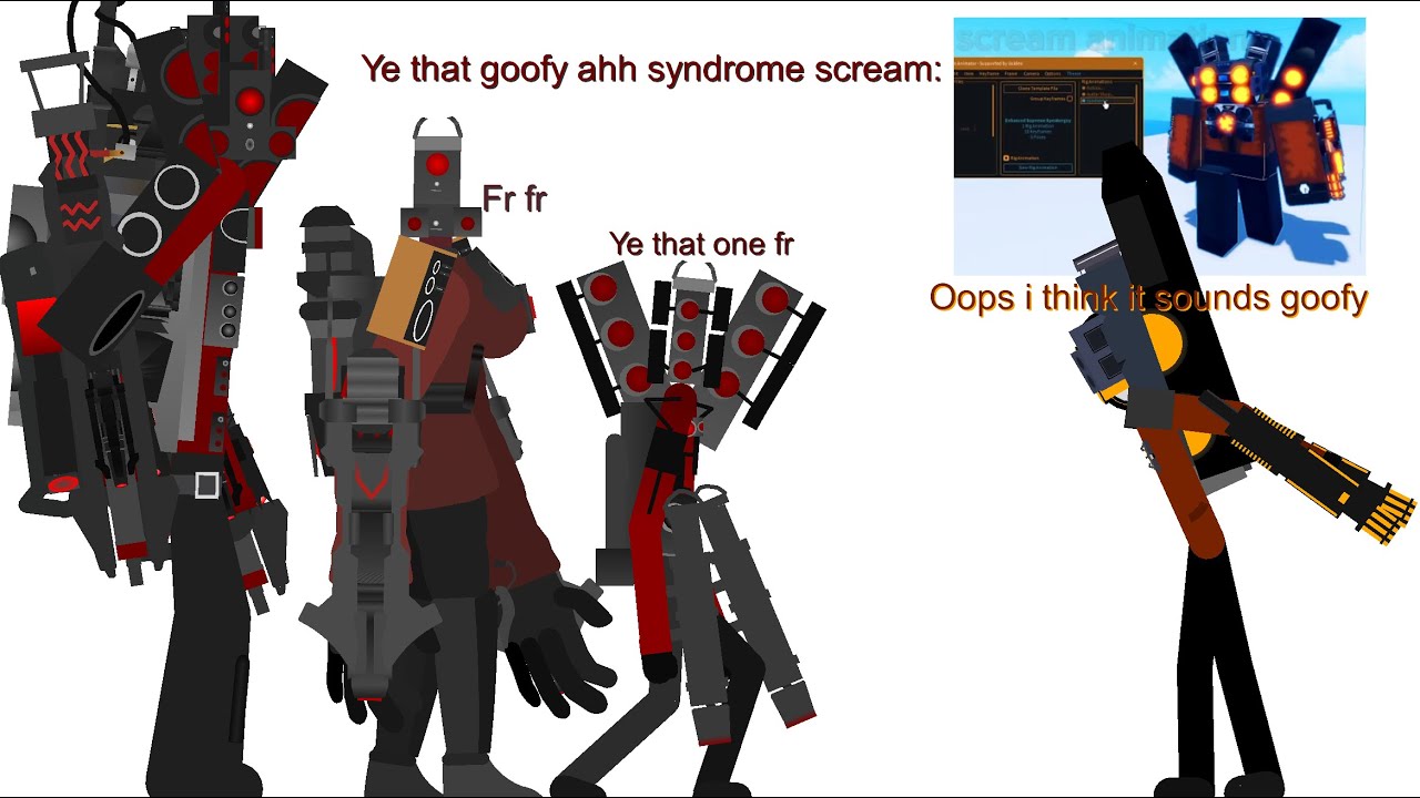 When Boombox Titan got Goofy Ahh scream (SBSD Troll Leak based video ...