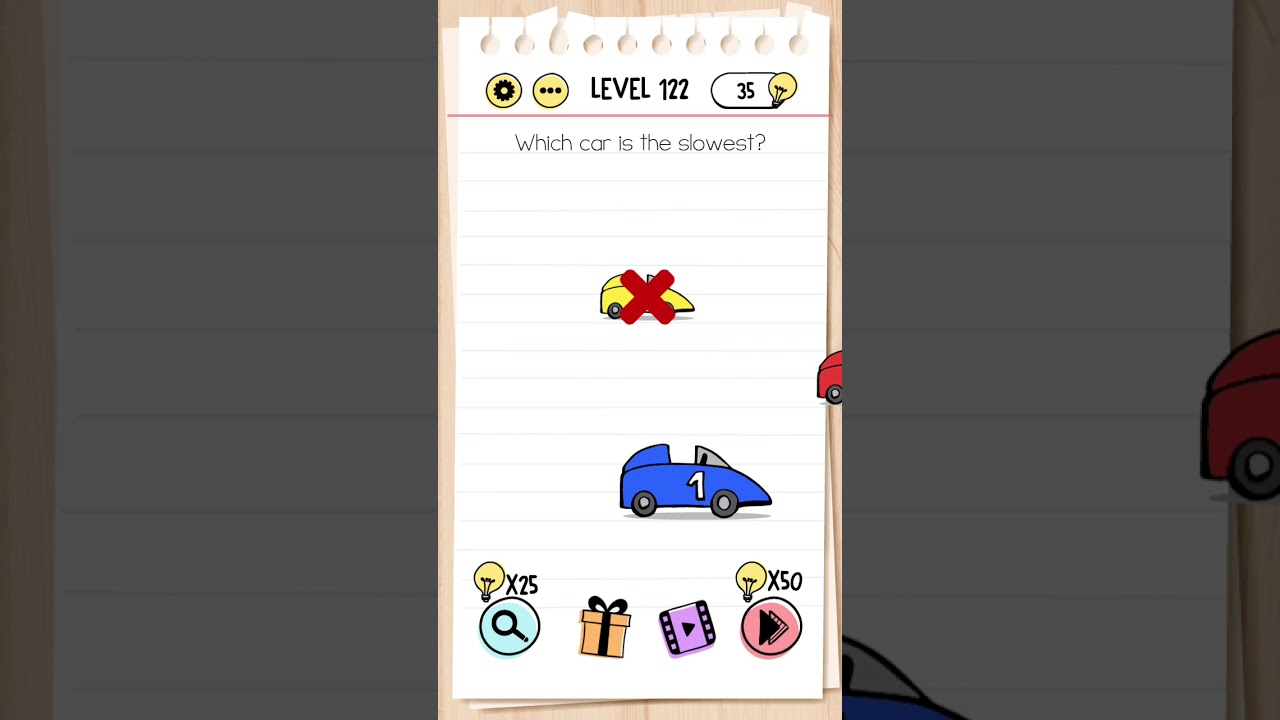 Brain test 122 Which car is the slowest - YouTube