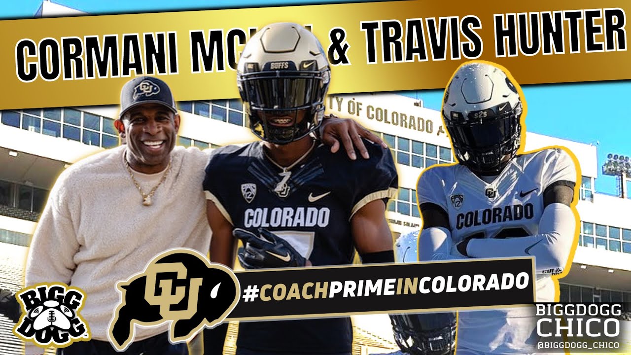 CORMANI MCCLAIN & TRAVIS HUNTER Best CB DUO in College Football Coach by Deion Sanders - YouTube