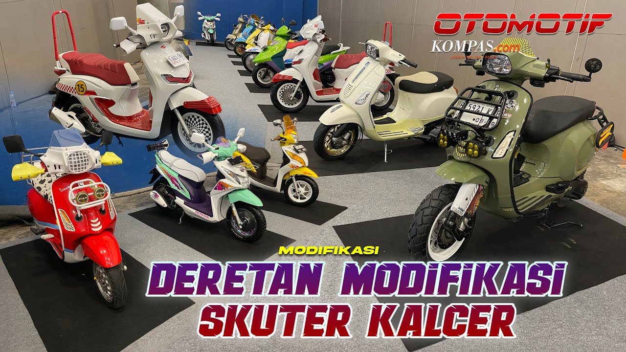 Deretan Modifikasi Skuter Kalcer di IMOS 2025 - YouTube