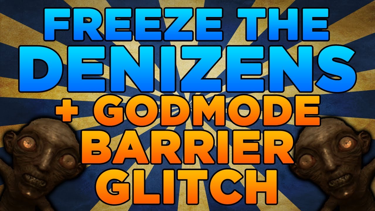 Black Ops 2 Zombies Glitches: Freeze the Denizens & Godmode Barrier ...