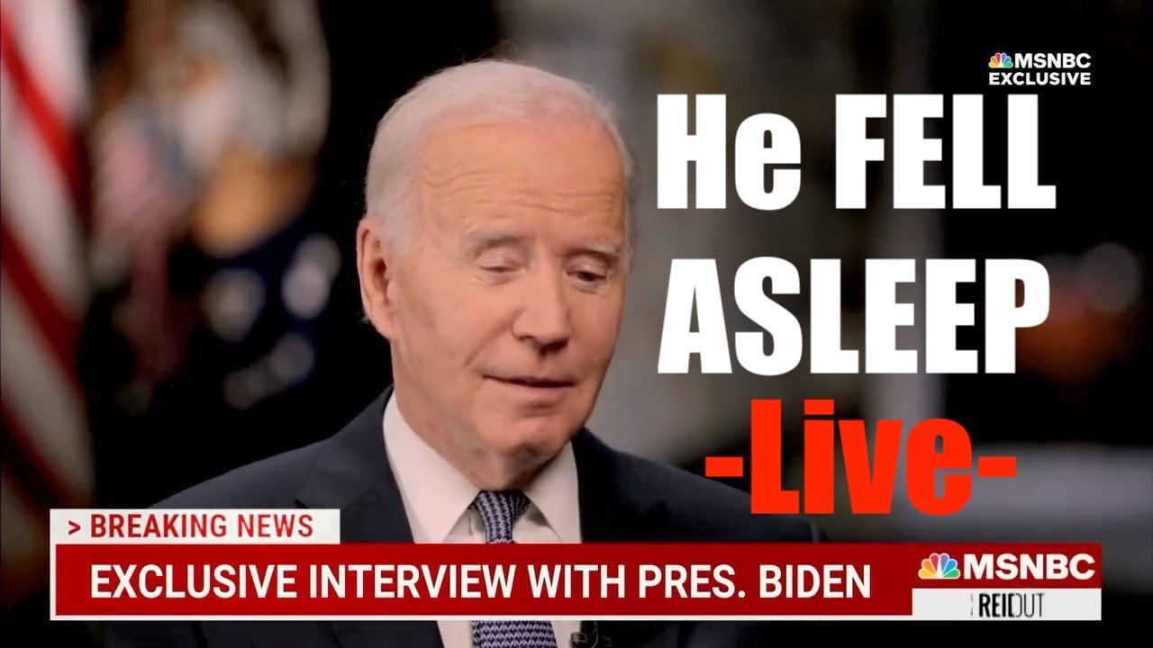 Joe Biden Falls Asleep in National Interview; But His Vigor + Strength ...