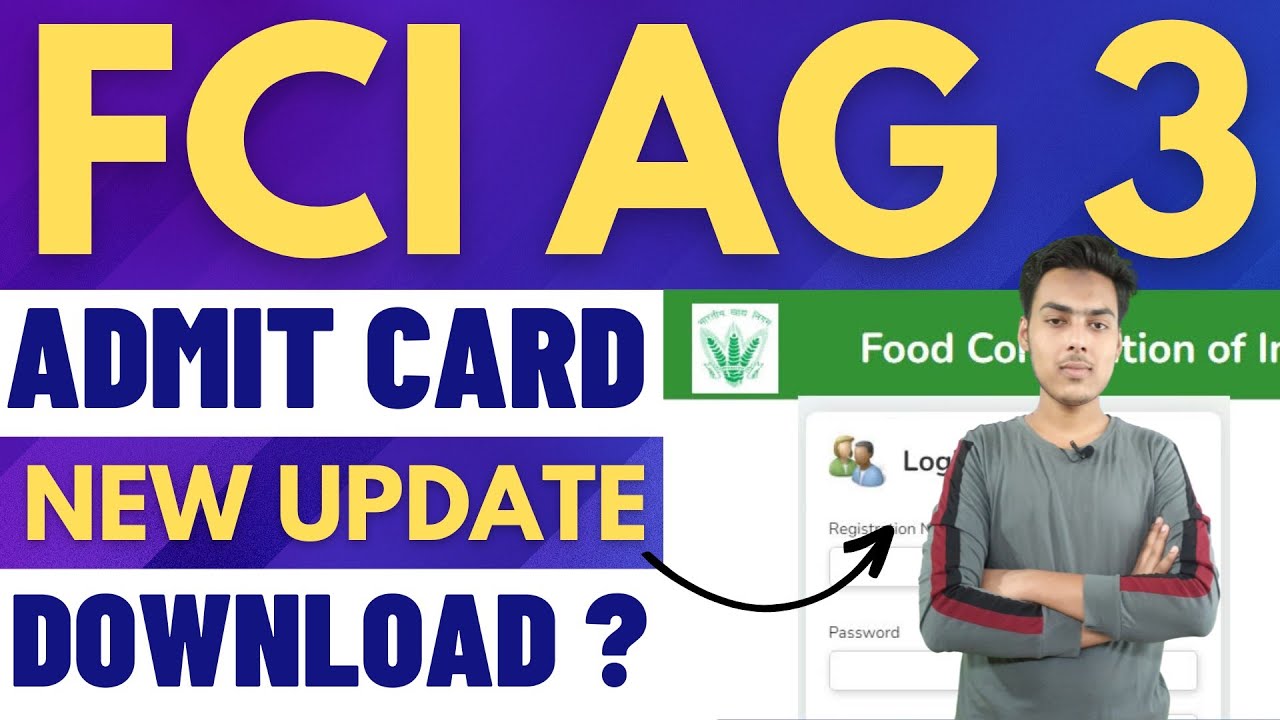 fci ag 3 admit card 2022 | how to download fci ag 3 admit card 2022 ...
