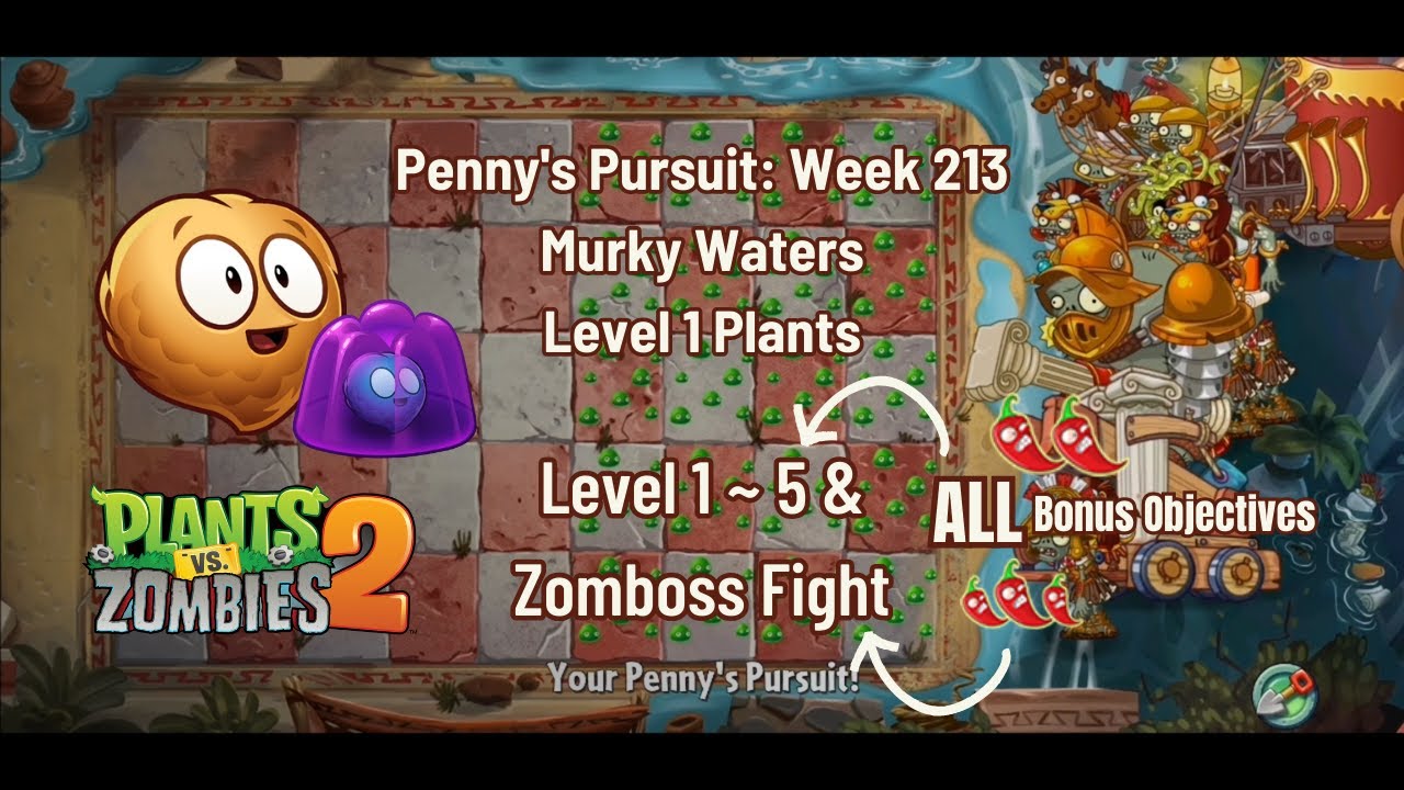 PvZ2 Penny's Pursuit: Murkadamia Nut | WEEK 213 | Walkthrough 🌶🌶 ...
