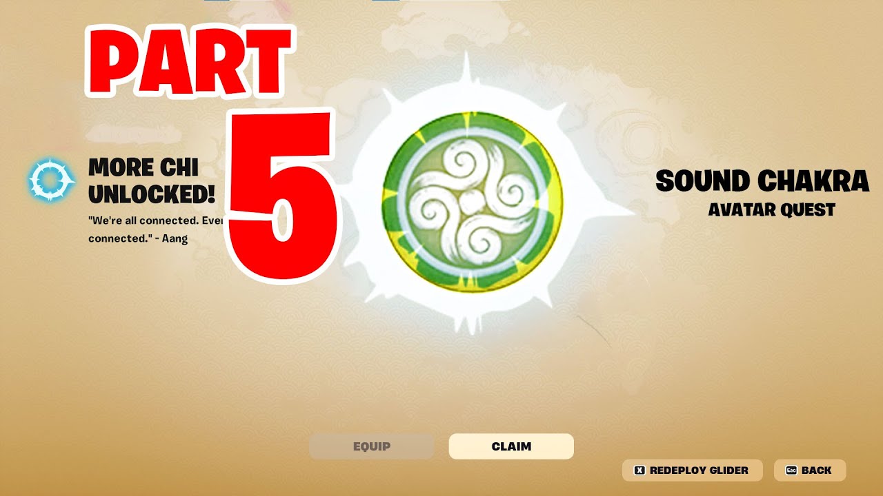 How To Complete Sound Chakra quests in Fortnite - All Avatar Elements ...