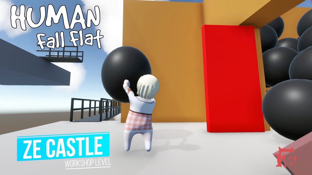 Human Fall Flat - Ze Castle Level Walkthrough | Custom Map | Steam ...