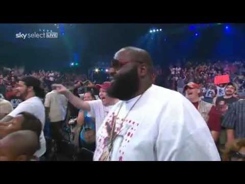 RICK ROSS PUTS THE MIDDLE FINGER UP FOR WRESTLER !!! :o - YouTube